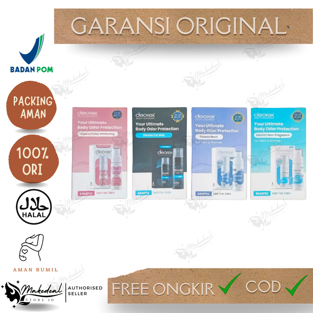 Jual DEOREX Body Odorizer Spray 5 ml ( sample ) | Shopee Indonesia