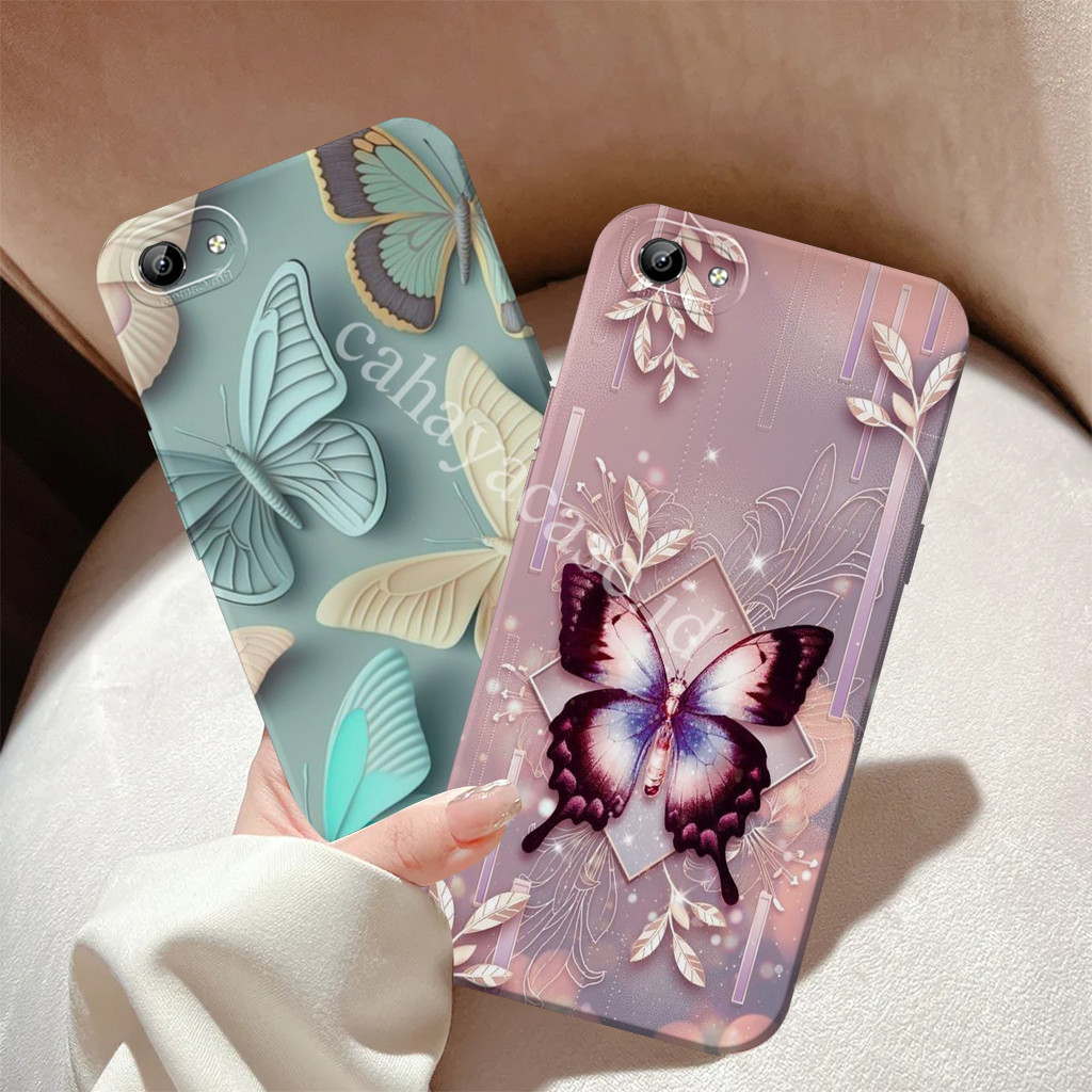 Jual Vivo Y71 Y71i Y83 Y81 Y53 Y66 Y67 Case - Motif But3rfly - Softcase ...