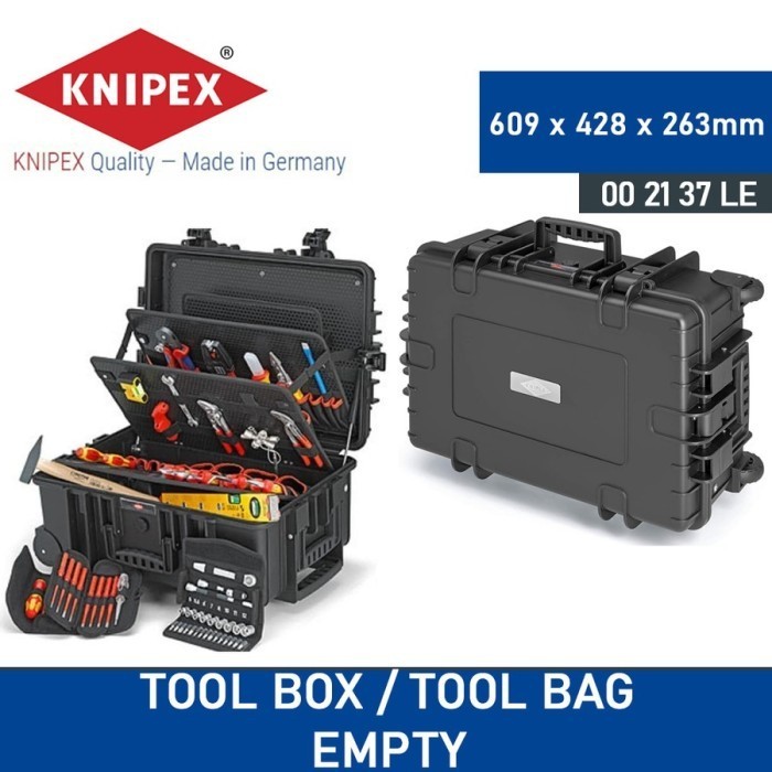 Jual Toolkit Set 00 21 37 Knipex Tool Case Robust 45 Move Electro | Shopee Indonesia