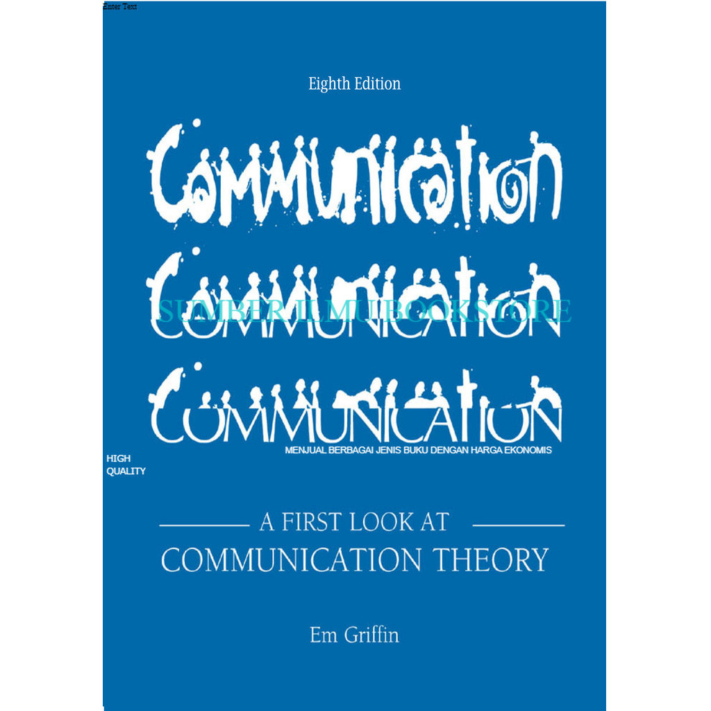 Jual Buku Cetak a first look at communication theory eighth edition by ...