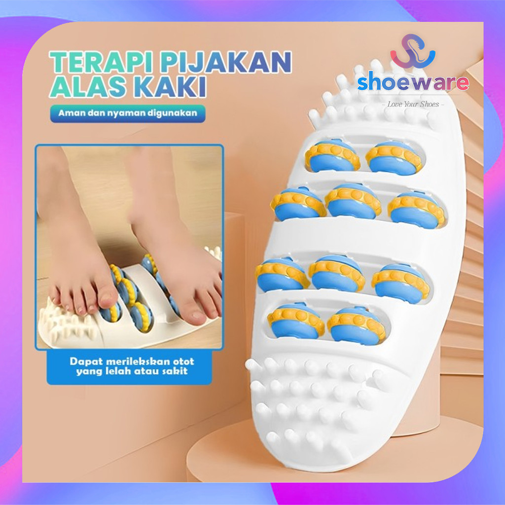 Jual Terapi Pijakan Alas Kaki Alat Pijat Telapak Kaki Pijit Refleksi Akupuntur Rol Roda | Shopee ...