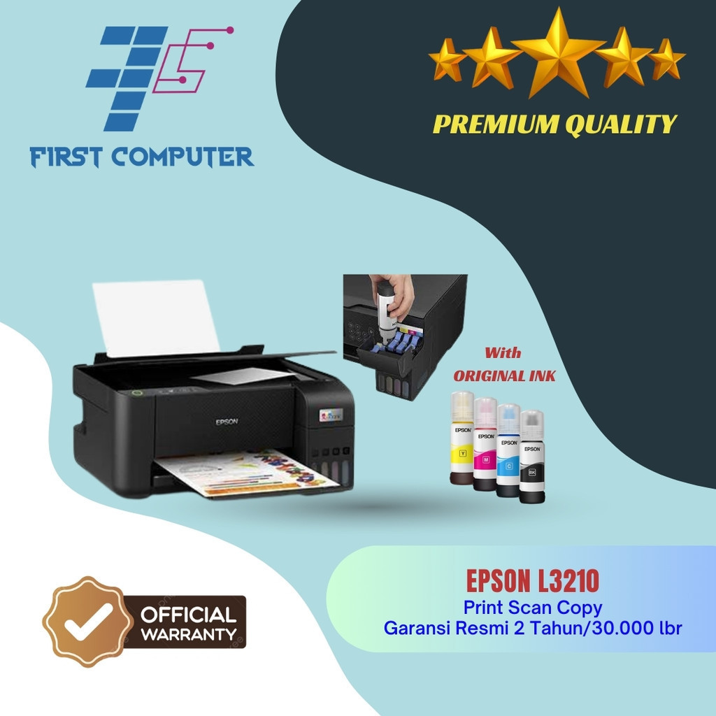 Jual Epson Printer Ecotank L3210 All in One - Print, Scan, Copy | Shopee Indonesia