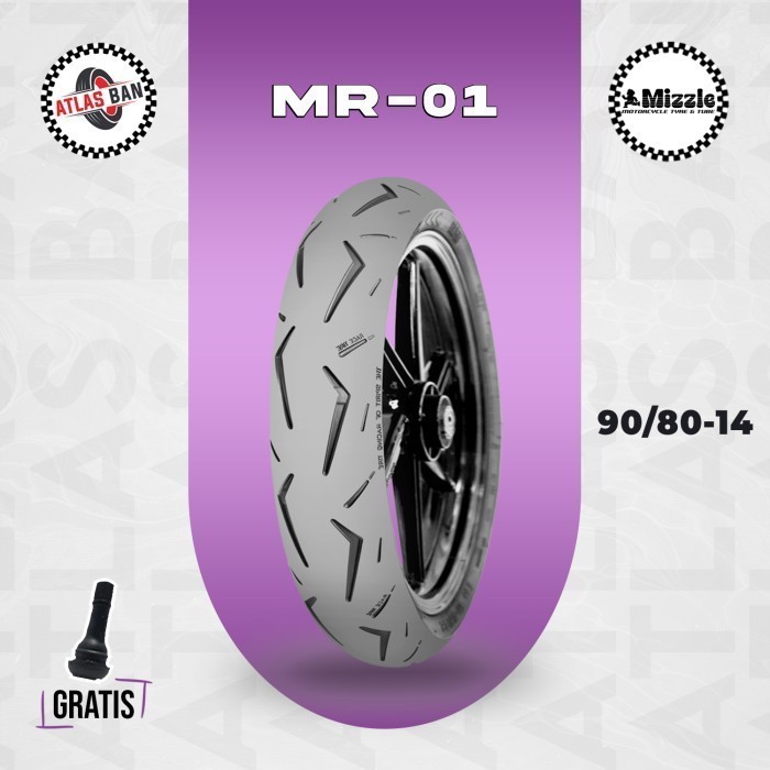 Jual Ban Racing Tubles Soft Compound Motor Matic MIZZLE MR01 90/80 Ring ...