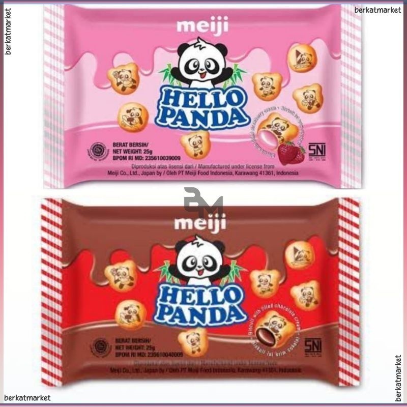 Jual Meiji Hello Panda Biscuit Sachet 25gr | Shopee Indonesia