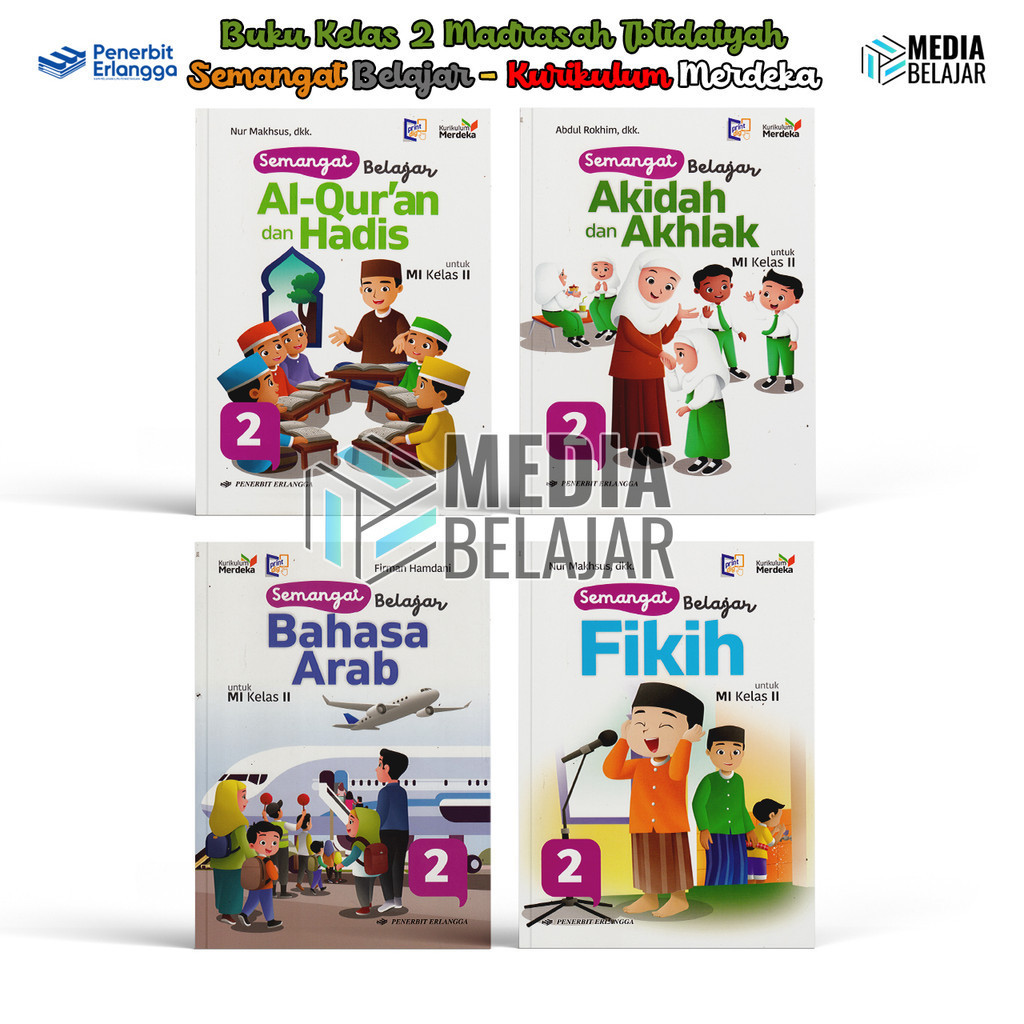 Jual Buku Semangat Belajar Kelas 2 SD/MI Kurikulum Merdeka Revisi Terbaru 2024 - Erlangga ...