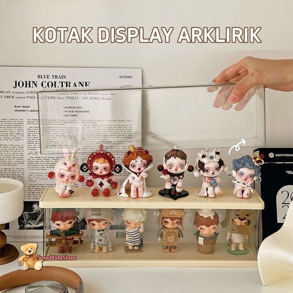 Jual Kotak Display Figure Miniature Akrilik Transparan Box Store ...