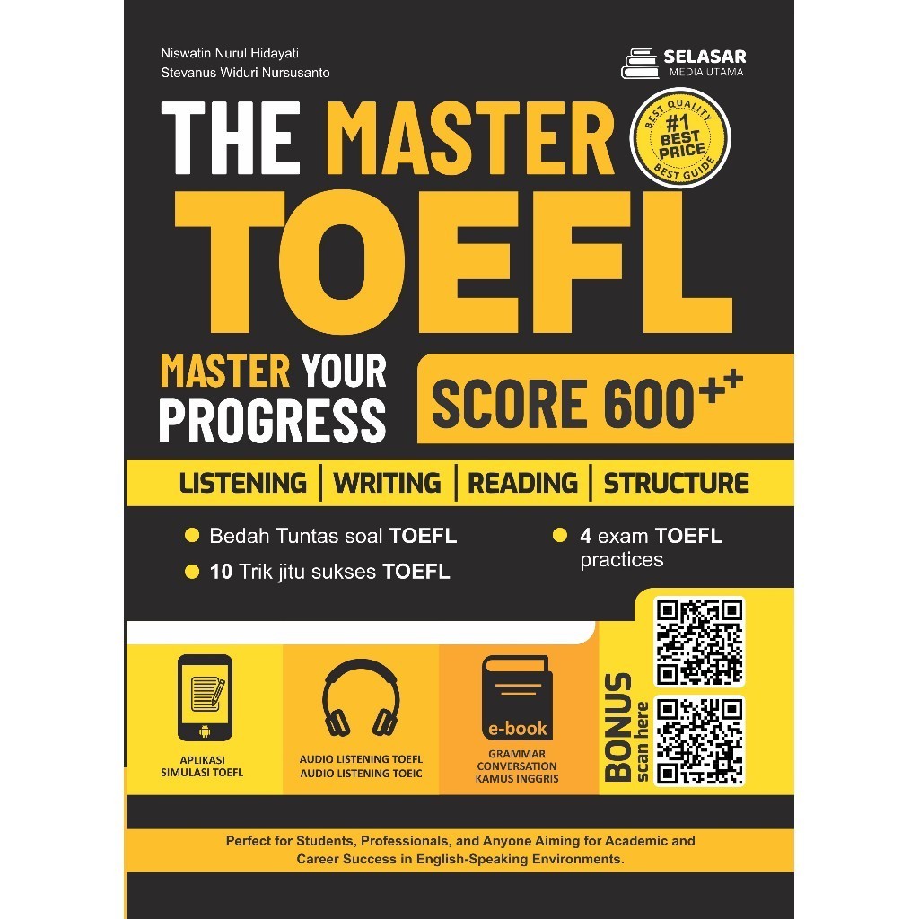 Jual Buku The Master TOEFL Score 600++ | Shopee Indonesia