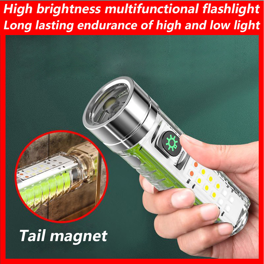 Jual Senter Mini Led Super Terang 8 Mode Bisa Zoom in out Lampu Senter ...