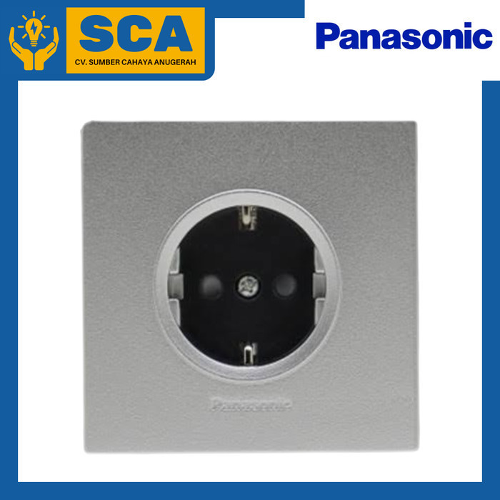 Jual STOP KONTAK SILVER PANASONIC WESJP1121-7 STYLE SILVER STOP KONTAK ...