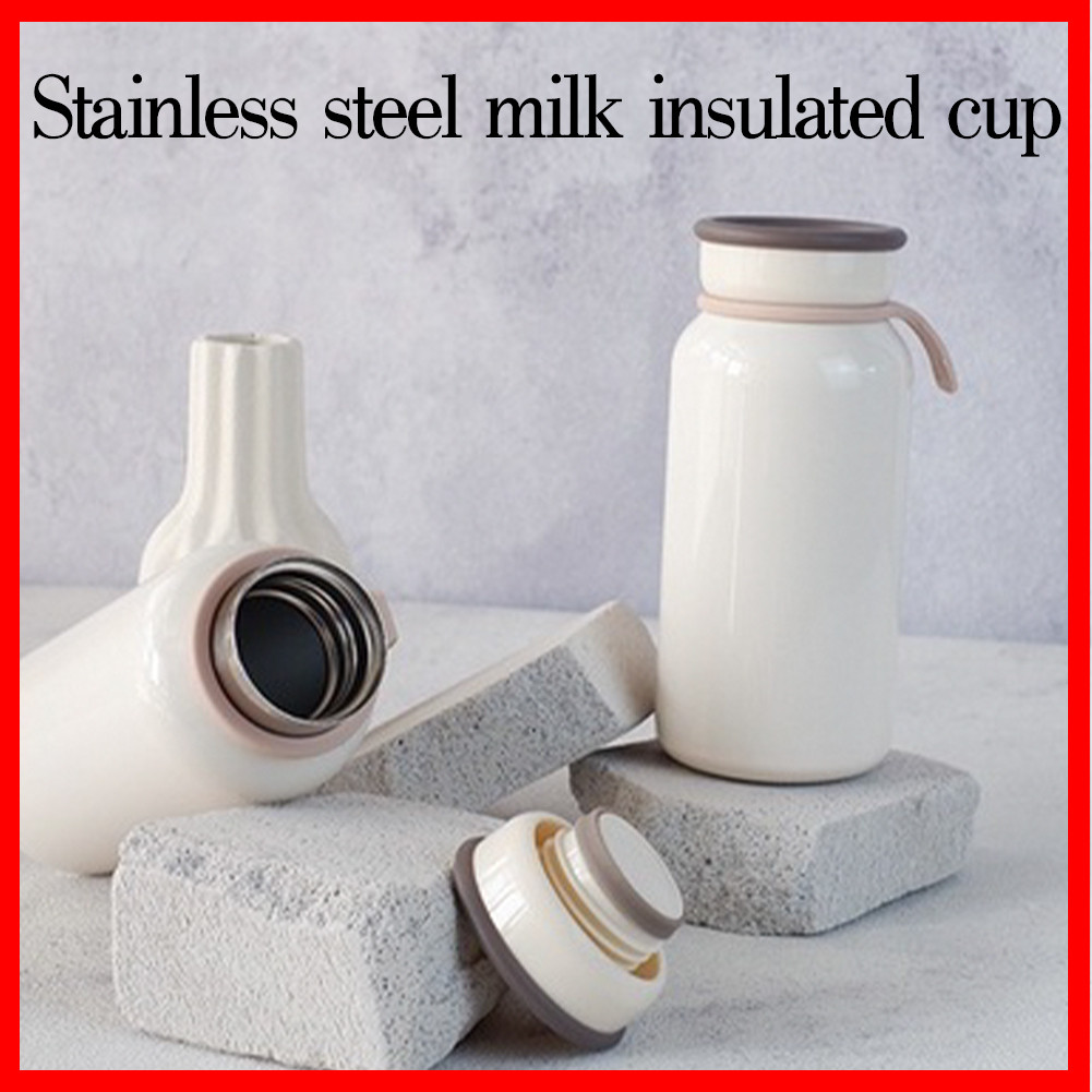 Jual Tumbler Milk Termos Mini Latte Stainless Steel 300ml/400ml Hot ...