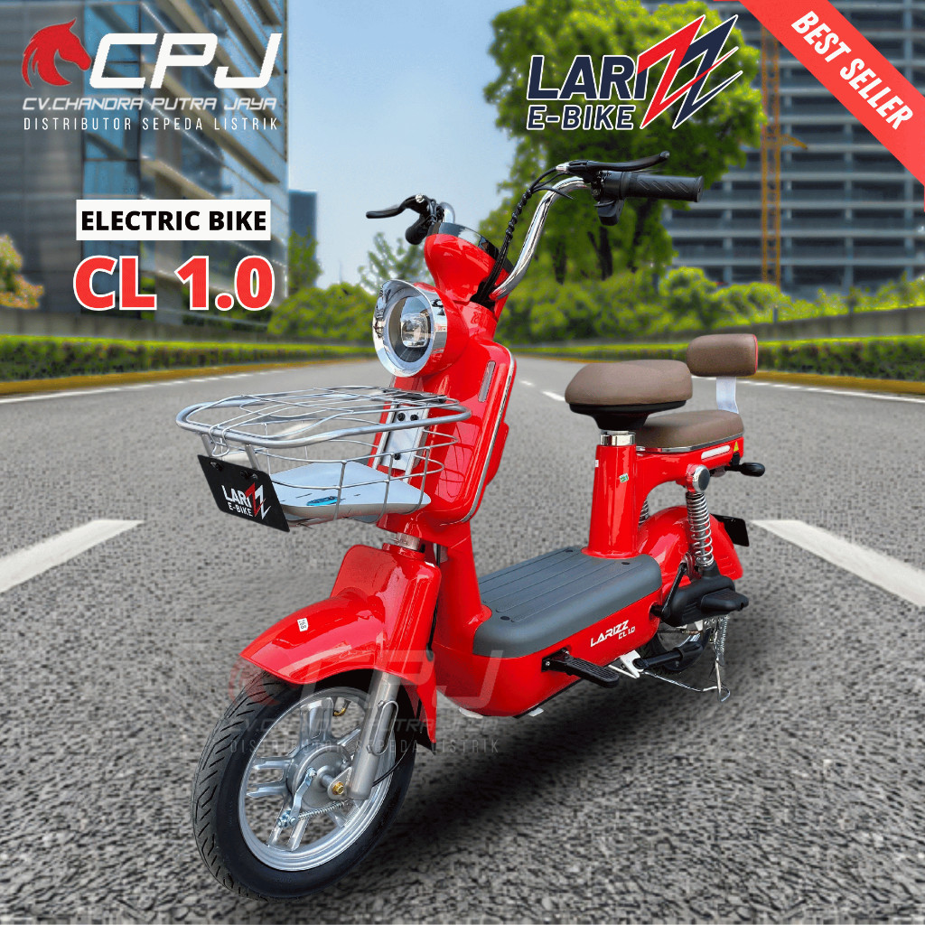 Jual Sepeda Listrik LARIZZ CL 1.0 Terbaru 500 Watt Garansi Resmi ...