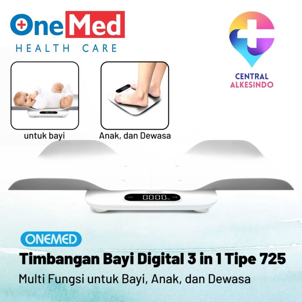 Jual Onemed Timbangan Bayi Digital 3 IN 1 Type 725 Bayi Anak Dewasa | Shopee Indonesia
