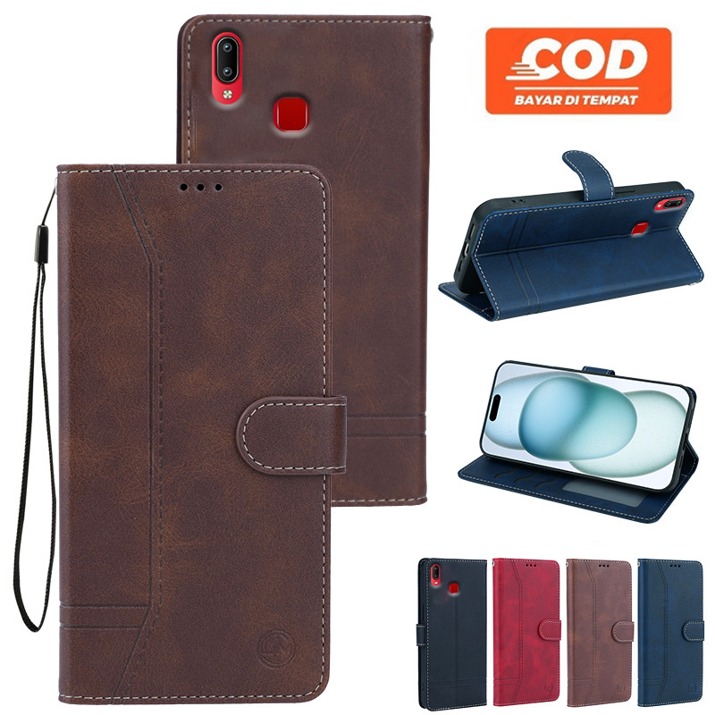 Jual Casing Vivo Y93 1814, 1815, V1818A, V1818T flip PU Dompet ...