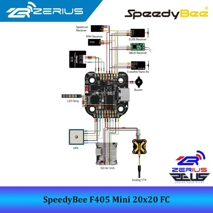 Jual SpeedyBee F405 Mini 20x20 Flight Controller with Barometer ...
