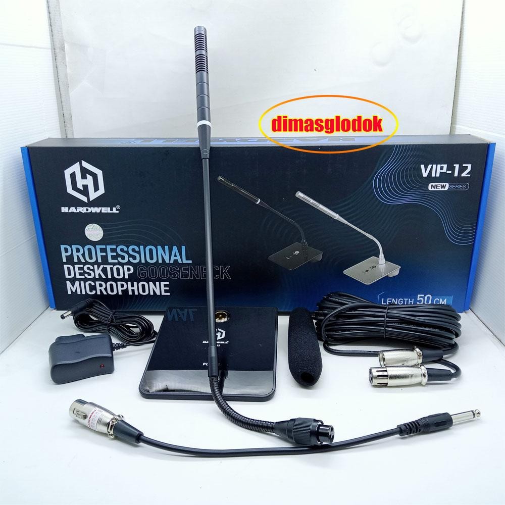 Jual Mik Meja Rapat Mic Podium HARDWELL VIP 12 ORIGINAL Microphone ...