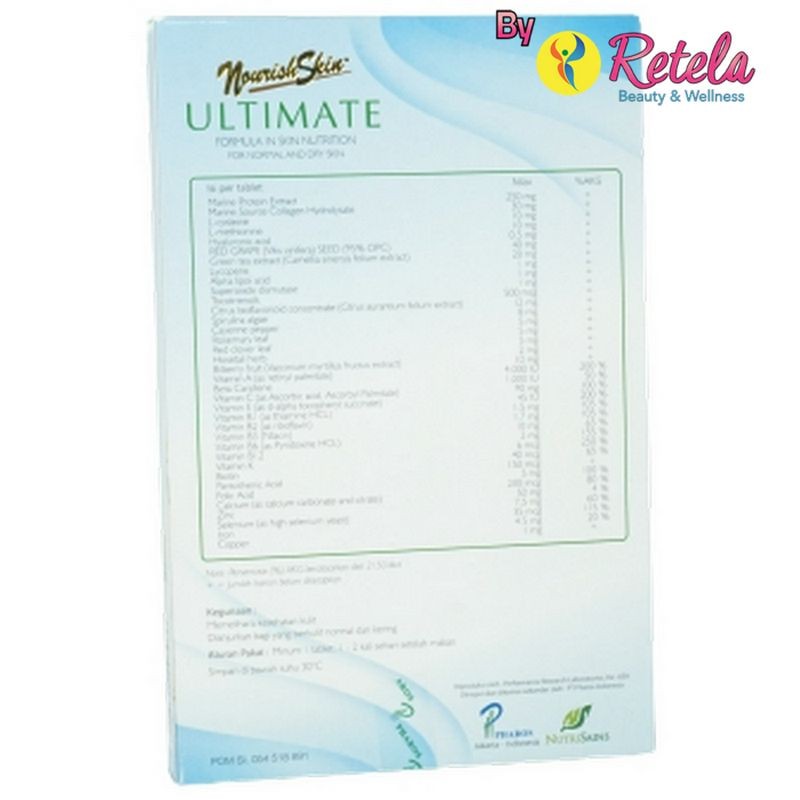 Jual NOURISH SKIN ULTIMATE 30 TABLET | Shopee Indonesia