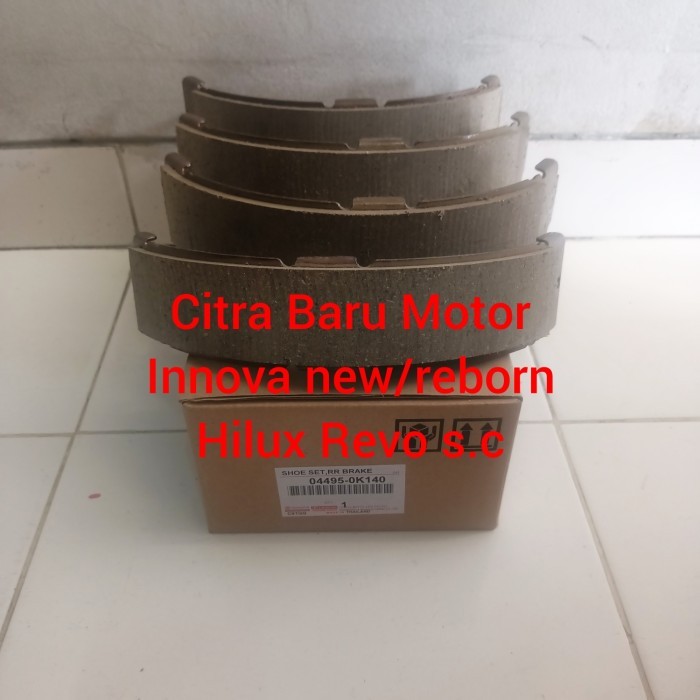 Jual JUAL brake shoe kampas rem belakang Innova reborn Innova new Hilux ...