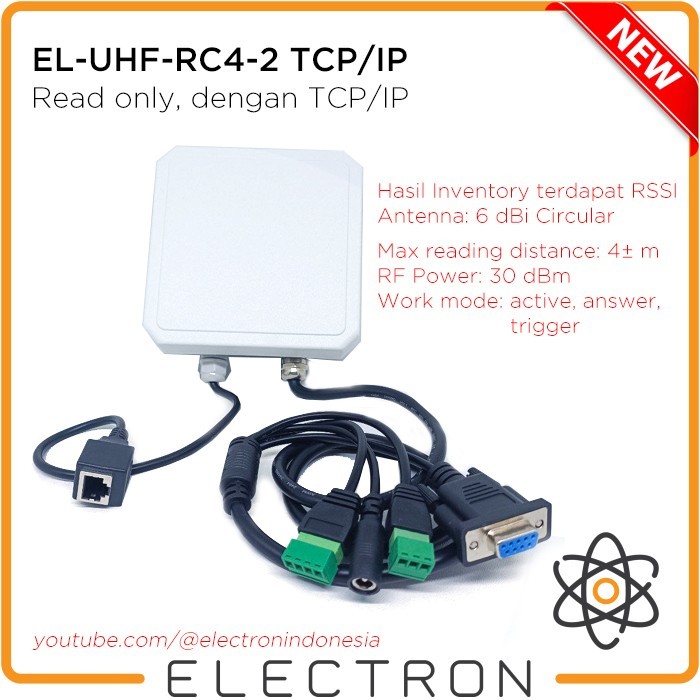 Jual EL-UHF-RC4-2 RFID Reader EPC Gen 2 ISO18000-6C Integrated RSSI Mini | Shopee Indonesia