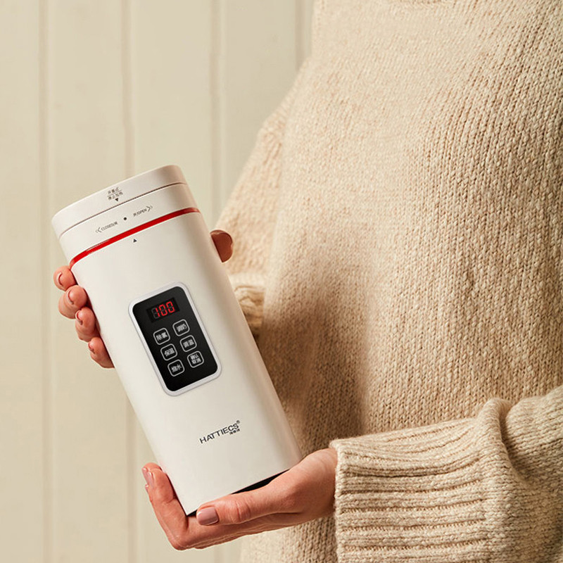 Jual HATTIECS Portable Electric Kettle Mini Water Boiler 500ml 304 Stainless Steel Electric ...