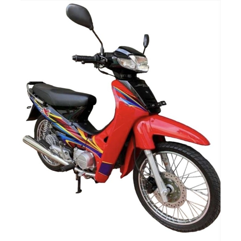 Jual HONDA SUPRA X/SUPRA FIT LAMA BODY HALUS KASAR MERAH-HITAM PLUS ...