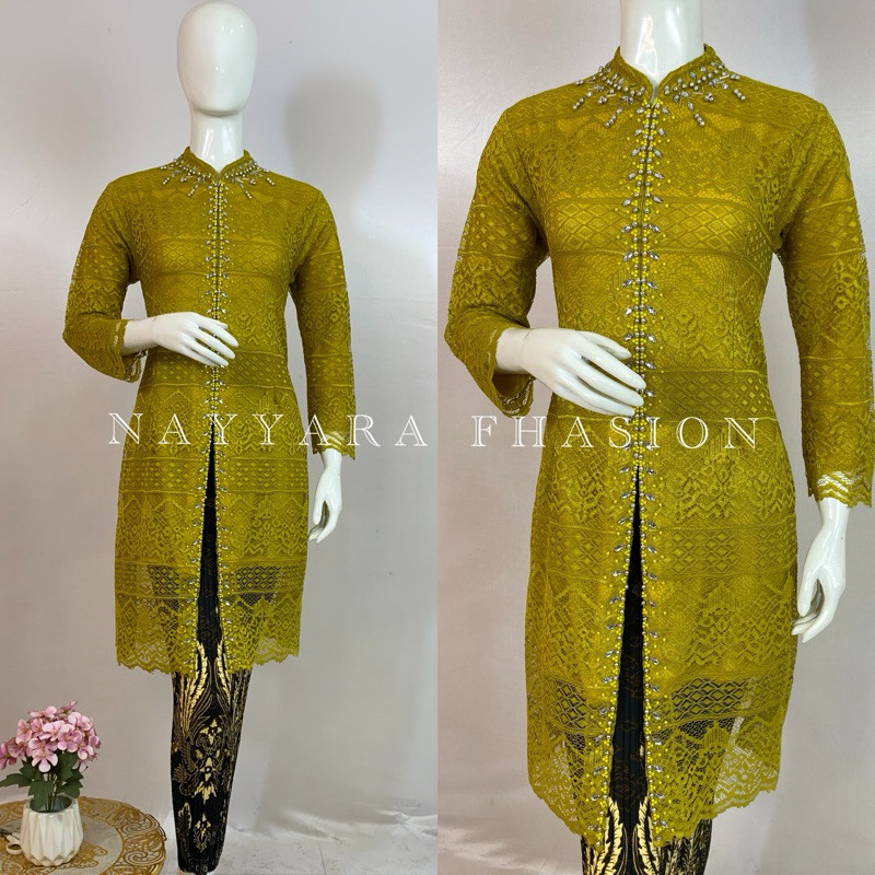 Jual Kebaya Modern \ Kebaya Tunik \ Setelan Kebaya Brokat \ Kebaya ...