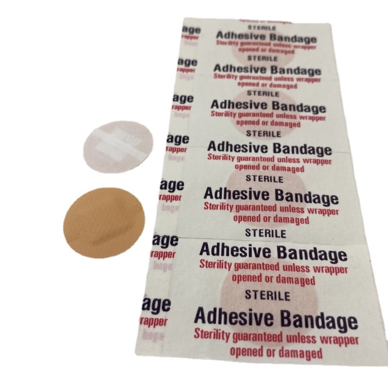 Jual 50pcs/set Round Band Aid for Injection Wound Hemostasis Patch ...