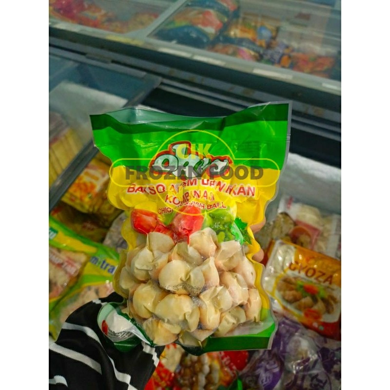 Jual Okey Bakso Ayam 500g Frozen food cik ntik Jambi cemilan jajanan ...