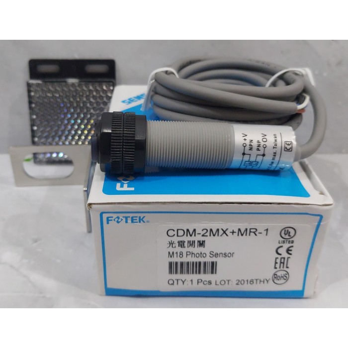Jual Fotek CDM - 2MX m18 Mirror Reflex Photo electric Sensor made in ...