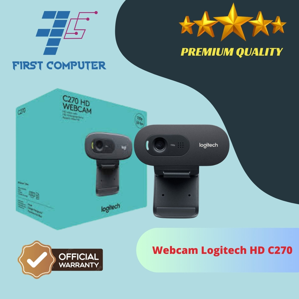 Jual Logitech C270 Webcam HD 720p untuk Windows, Mac OS & Chrome OS ...