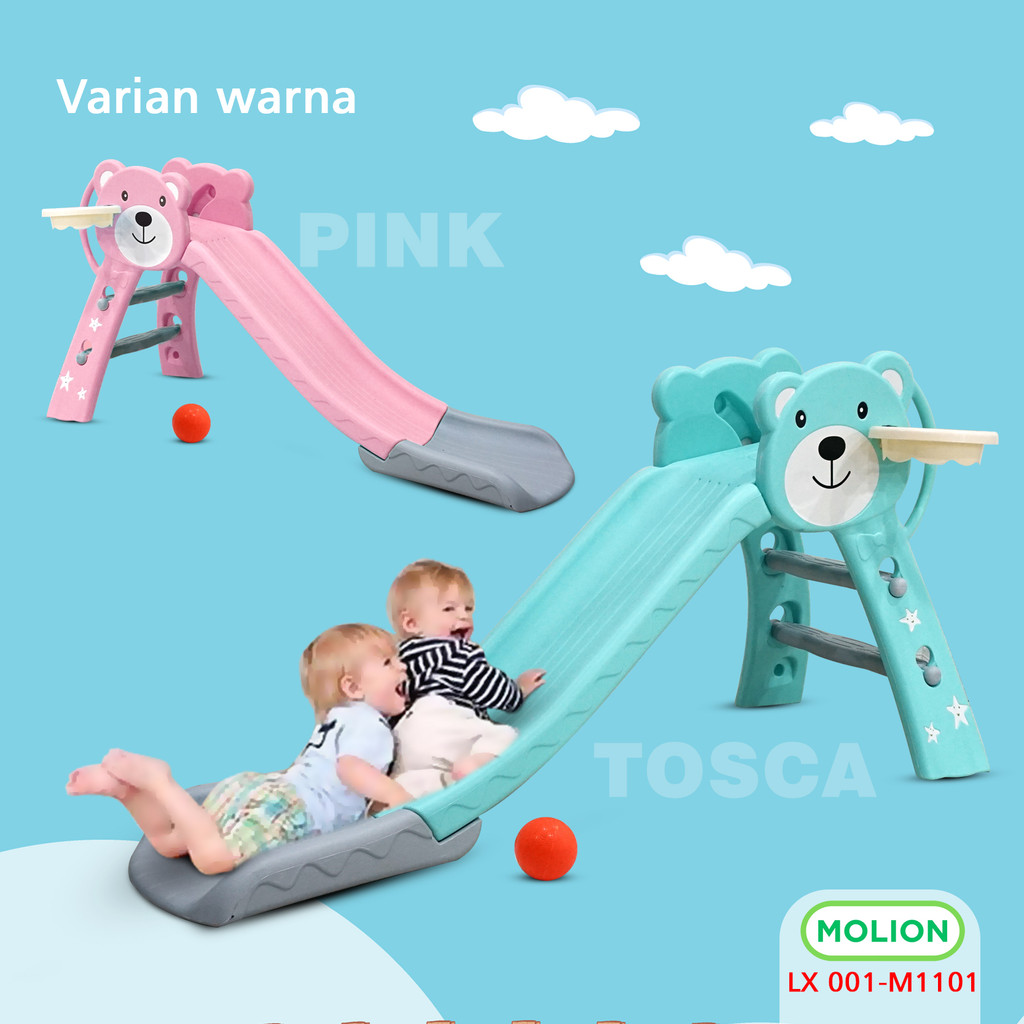 Jual MOLION Prosotan Anak Karakter Lucu Mainan Seluncuran Anak Free ...