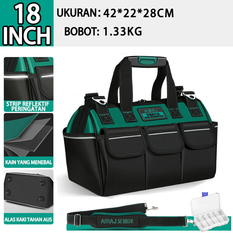 Jual Tool Boxes / tas perkakas / Tool Bag / 18Inch Kain Oxford Tebal ...