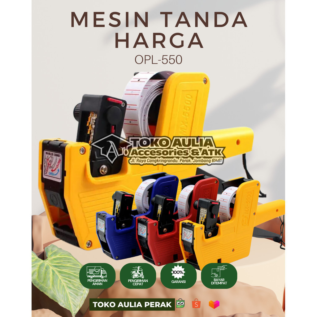 Jual MESIN TANDA HARGA/ MESIN CETAK HARGA/ MESIN PRICE LABELLER OPL 550 ...