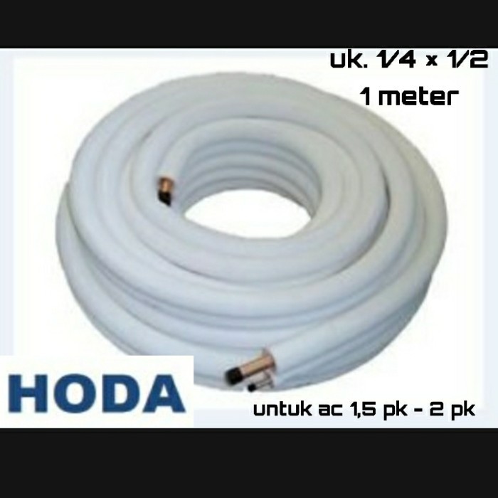Jual Pipa ac HODA 1/4 × 1/2 ( meteran )/ pipa ac 1,5 pk - 2 pk | Shopee ...