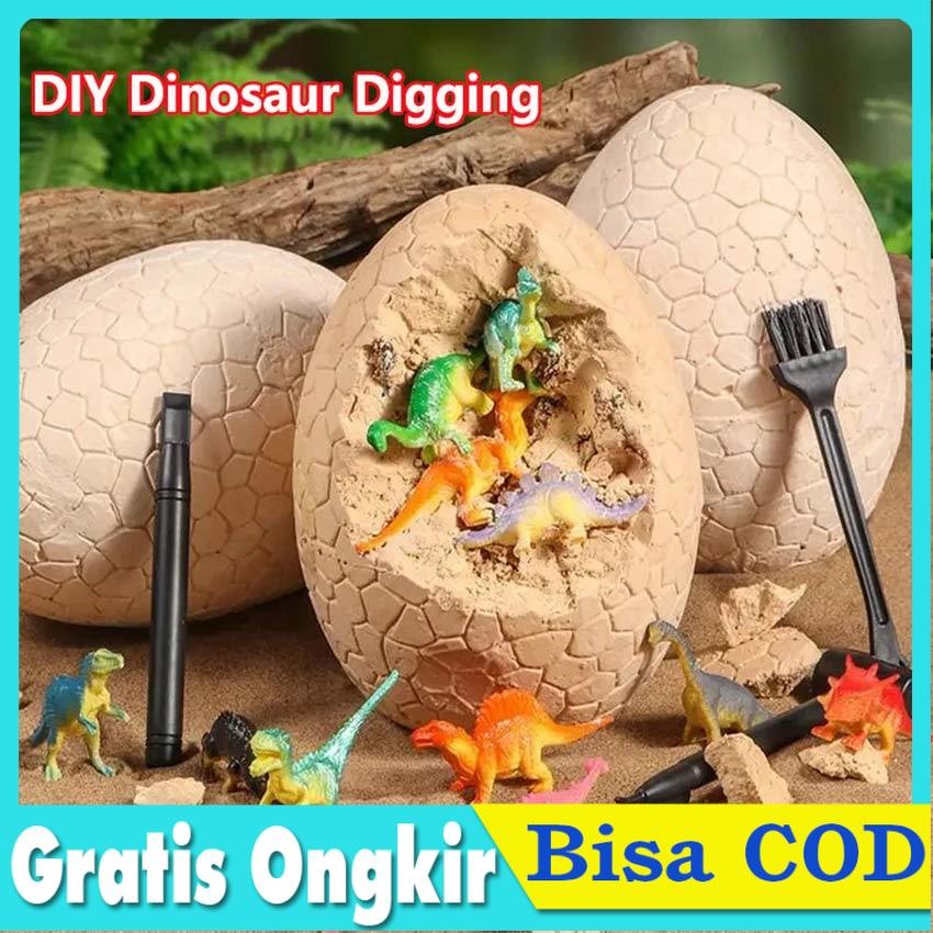 Jual Mystery Dinosaur Egg Dengan 12 Dinosaurus Besar Mainan Anak ...