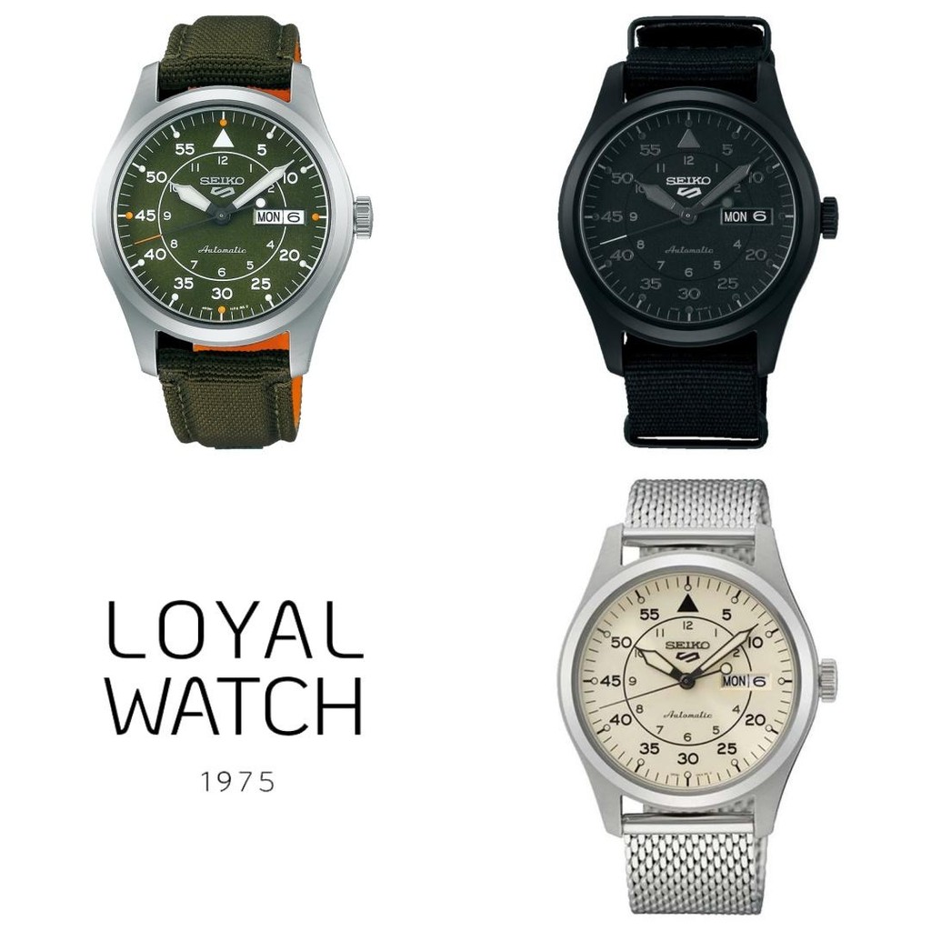 Jual Loyal Watch 1975 - Jam Tangan Seiko 5 Sports Stealth Flieger Pilot ...