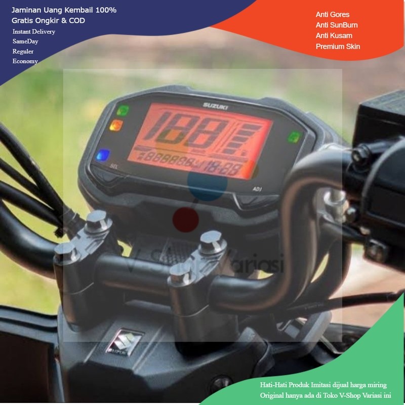 Jual Stiker Speedometer Satria FI Sticker Spidometer Suzuki Satria FU ...