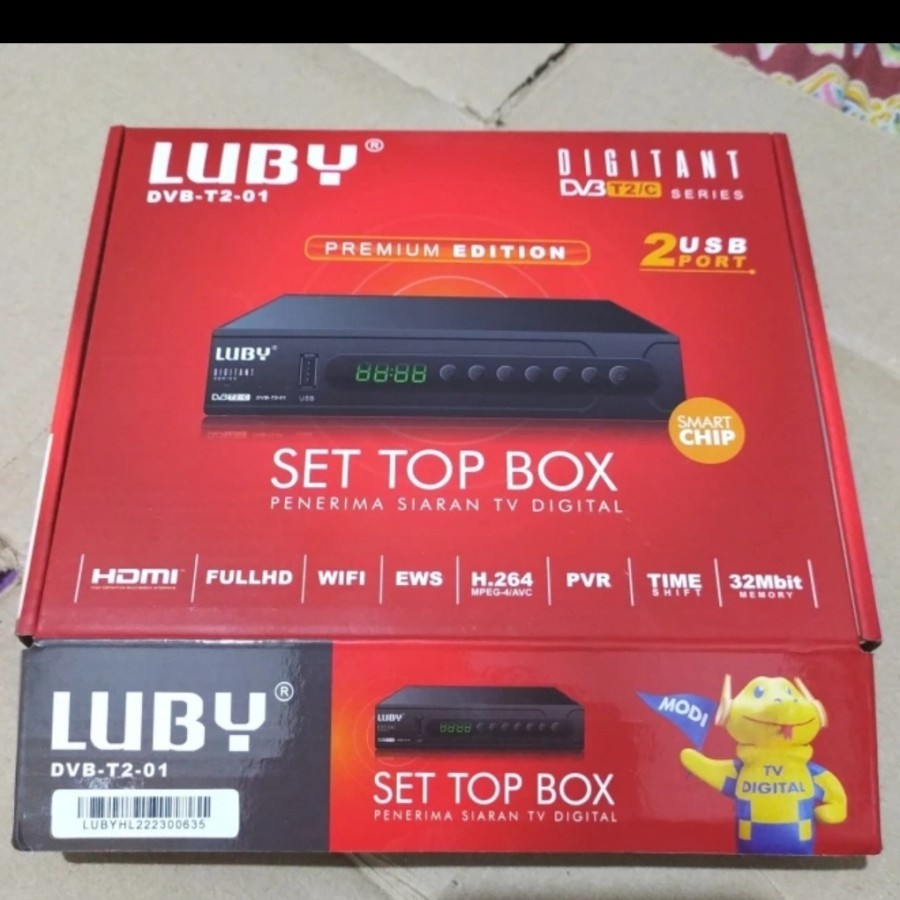 Jual STB Set Top Box Digital Luby Dvb T2 Receiver Tv Box Full HD | Shopee Indonesia