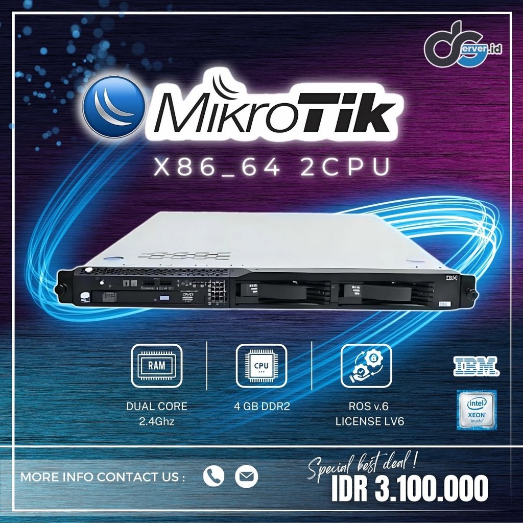 Jual Mikrotik x86 Dual Core 2.4Ghz 1U | Shopee Indonesia
