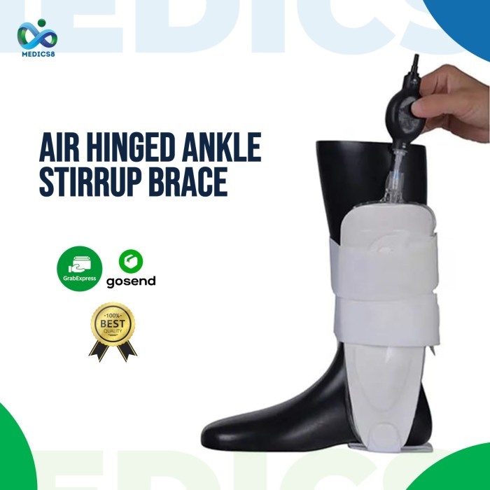 Jual Air Hinged Ankle Stirrup Brace - Stabilizing Ankle Splint | Shopee ...