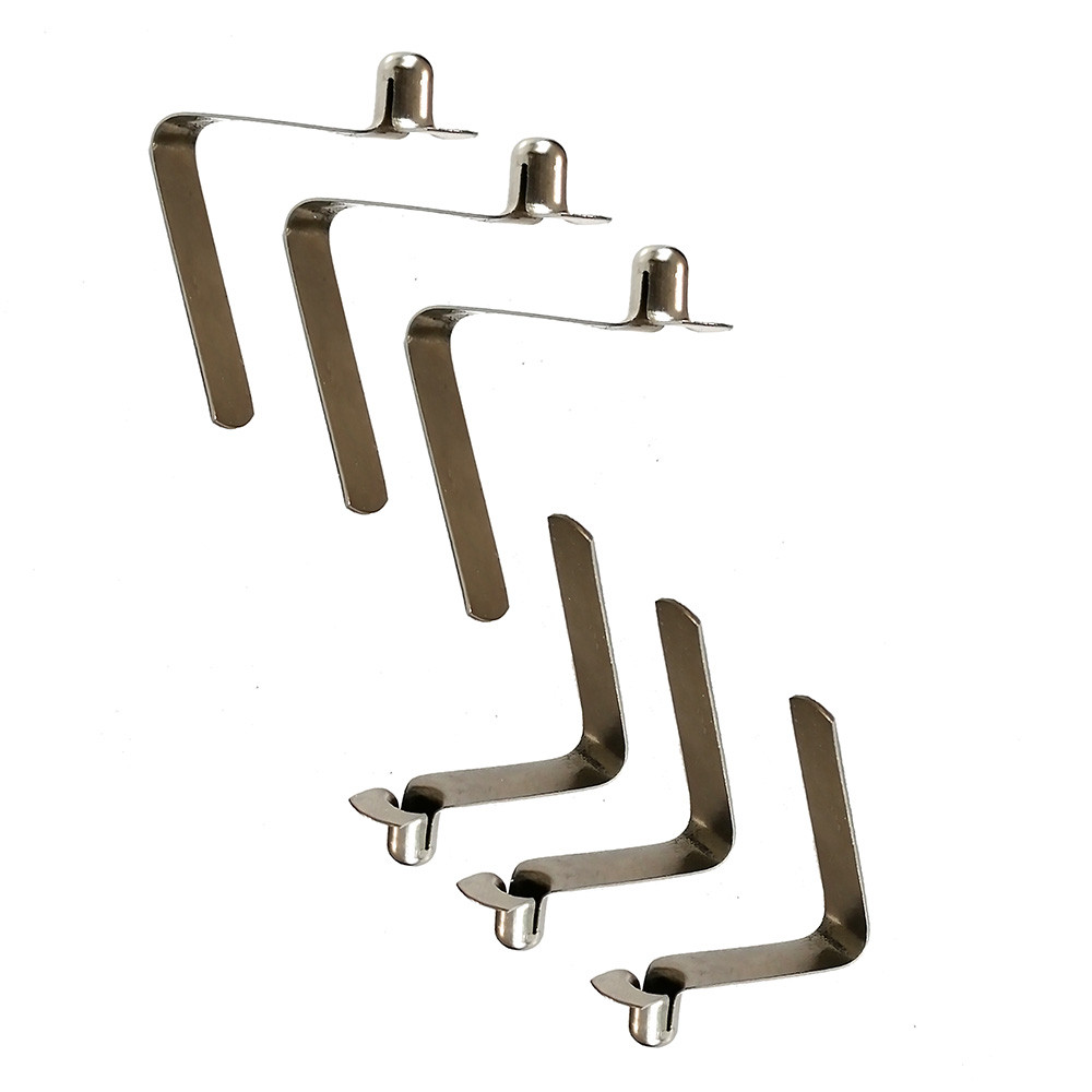 Jual 50 Pieces 5mm Single Button Clips Kayak Paddle Snap Spring Tent ...