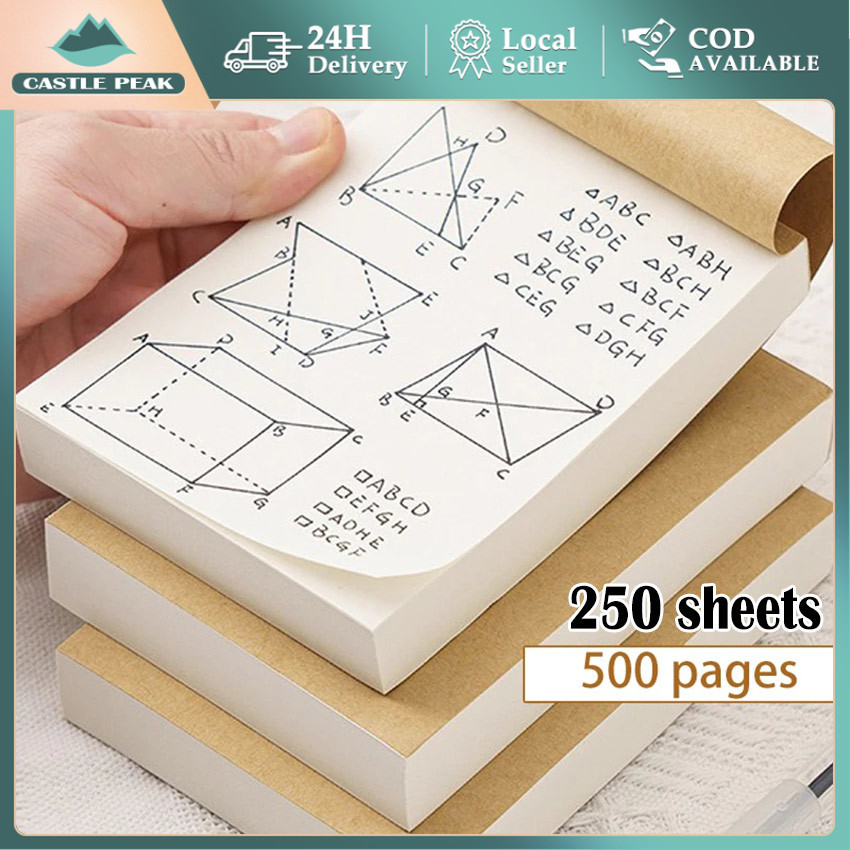 Jual Buku Tulis Catatan Draft Pad Notepad Aesthetic Kraft Style Isi 250 ...