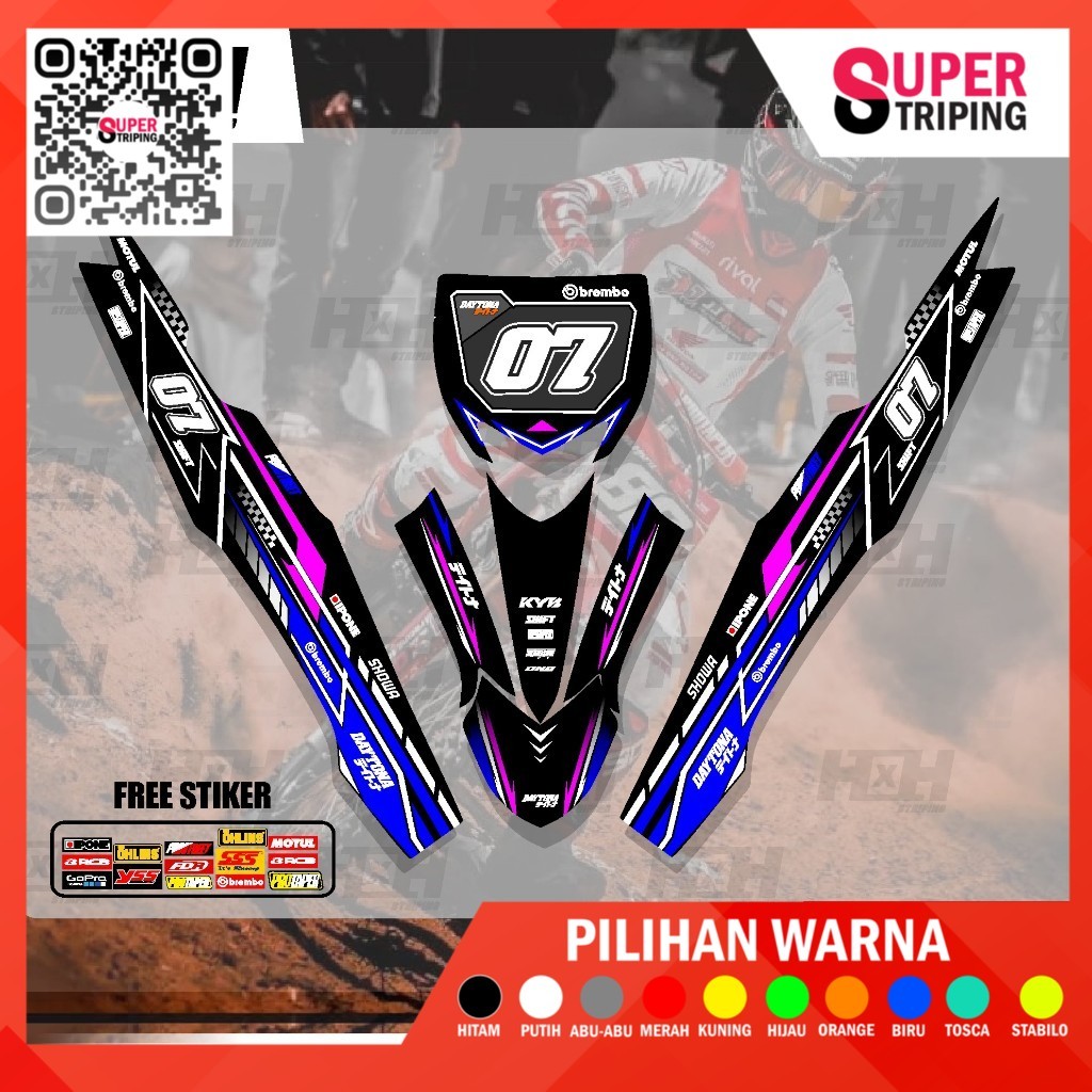 Jual STICKER STRIPING RBT YAMAHA VEGA R NEW BEBEK STIKER MODIF ...