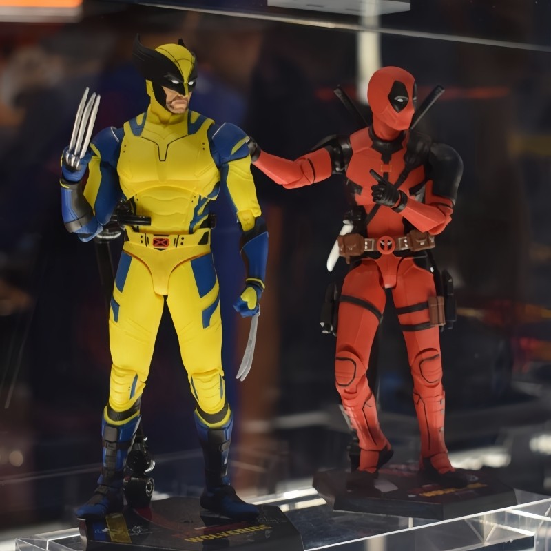 Jual In Stock New Zd Deadpool And Wolverine Action Figure Toy Deadpool ...