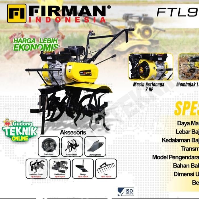 Jual SPESIAL PROMO BIG SALE Mesin Traktor Mini Cultivator FIRMAN ...