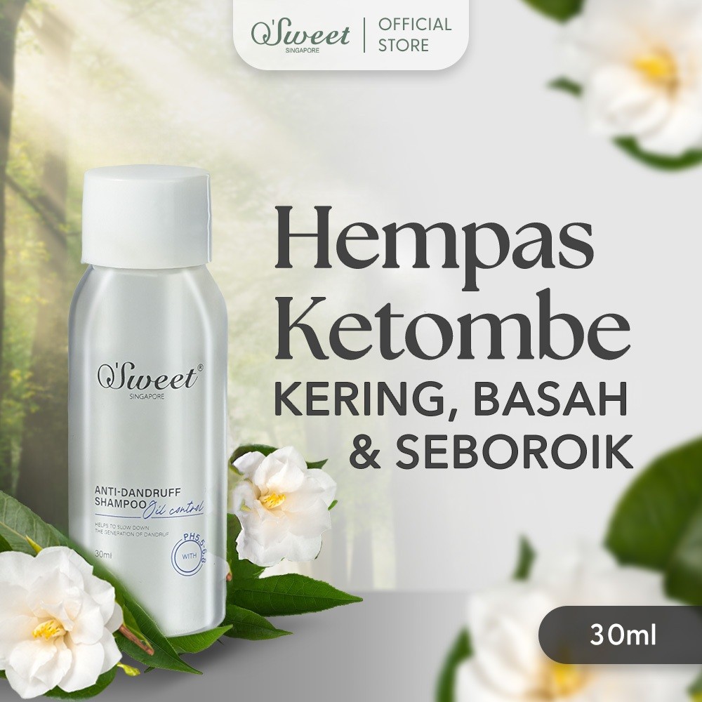 Jual O'Sweet Singapore | Shampoo Anti Ketombe 30ml | Shampoo Anti ...