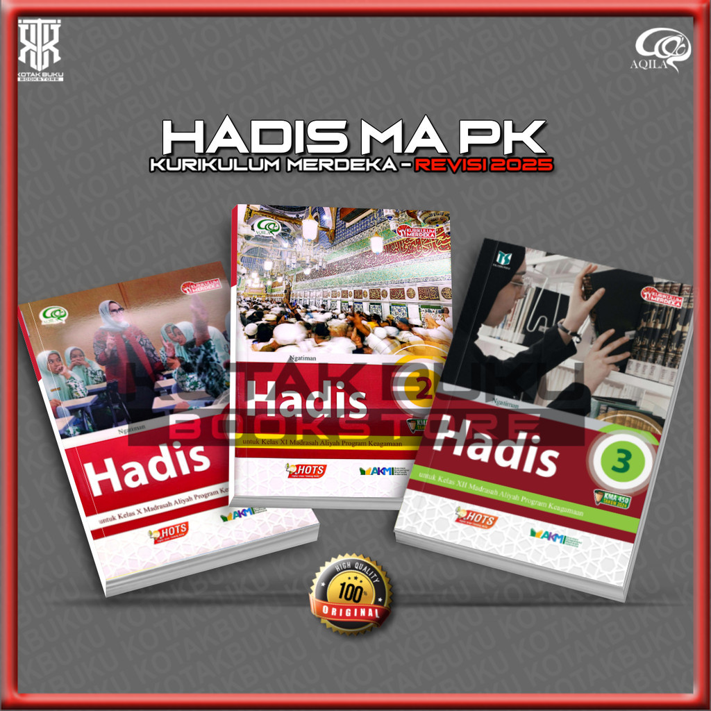 Jual Buku Hadis Kelas 10 11 12 MA Kurikulum Merdeka / Hadis PK / KMA 450 / Revisi 2025 | Shopee ...