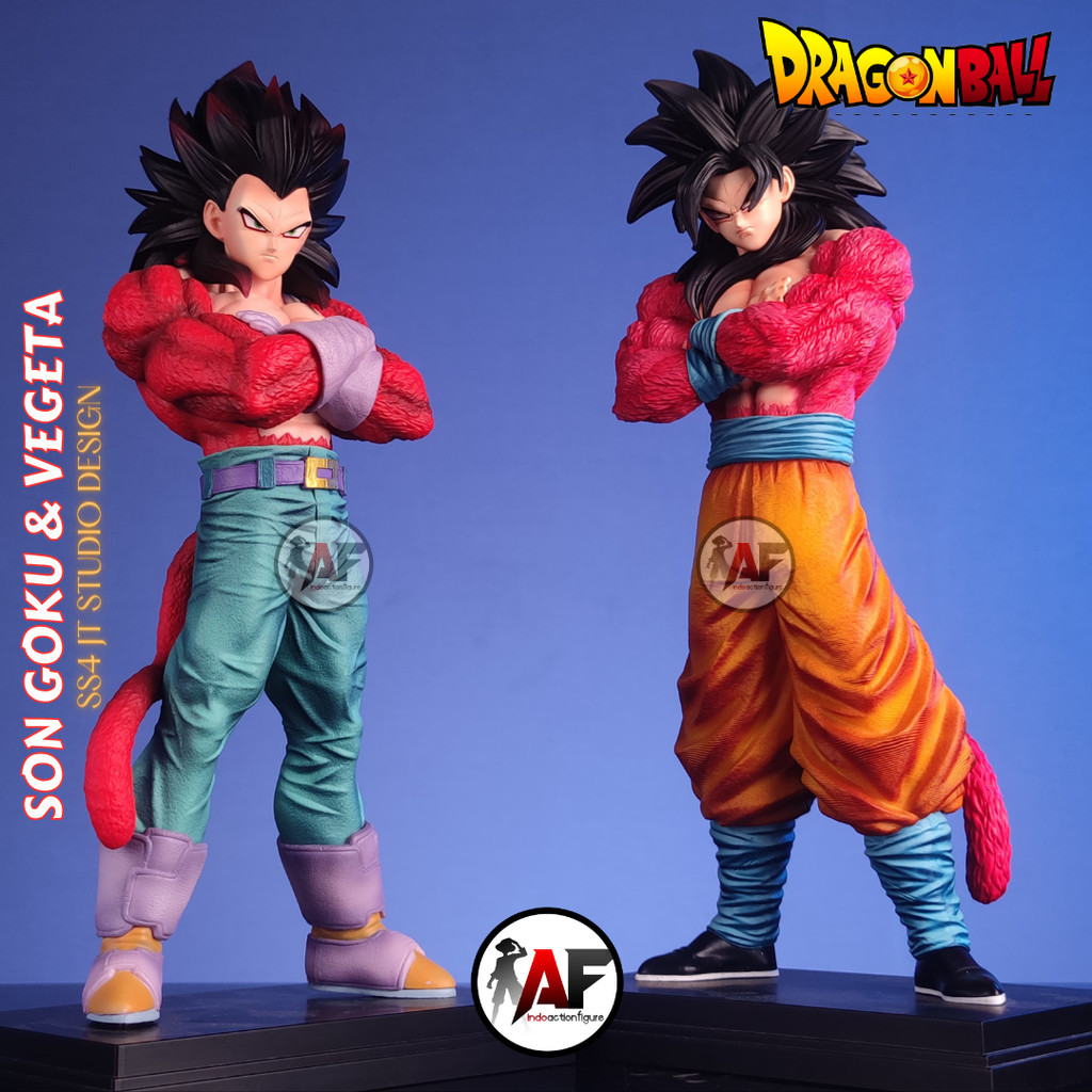 Jual Statue Action Figure Dragon Ball Son Goku SS4 JT & Vegeta SS4 ...