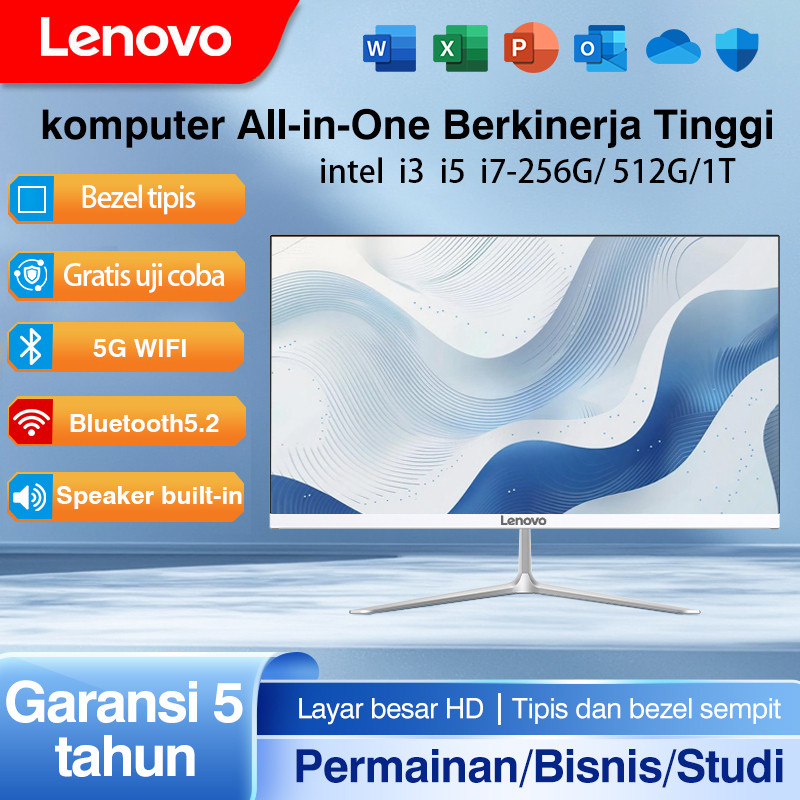 Jual Lenovo PC Komputer All-in-One Terbaru – Super Tipis dan Performa ...