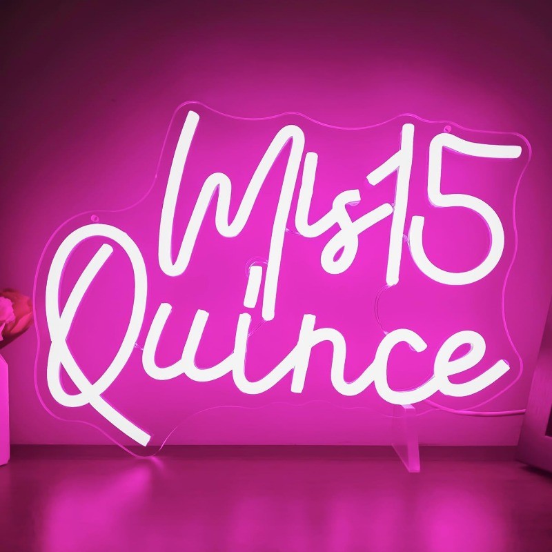 Jual XM Mis Quince Neon Light for Wall Decor Dimmable Mis 15 ...