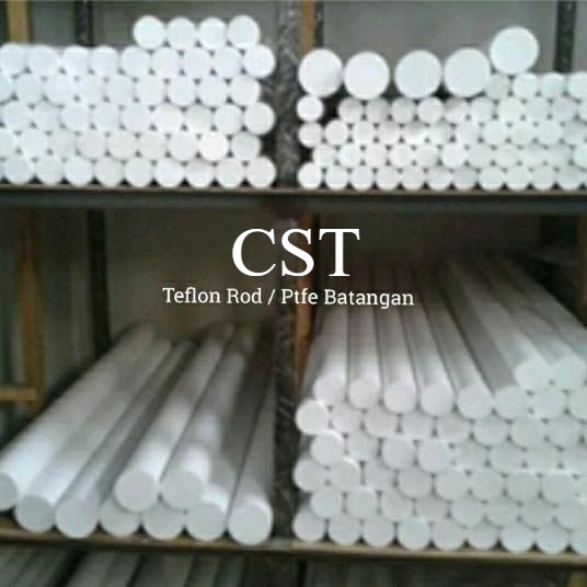 Jual Teflon Rod Putih ( PTFE Batangan ) 60mm x 15cm | Shopee Indonesia